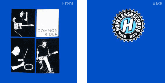 Wholesale Common Rider Concert T-shirts and Band Merchandise