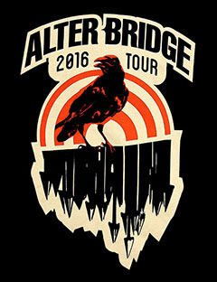 Wholesale Alter Bridge Concert T-shirts and Band Merchandise
