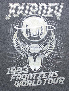 Wholesale Journey Concert T-shirts and band Merchandise