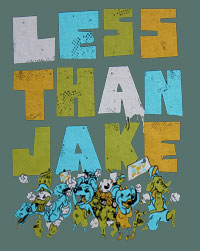 Wholesale Less Than Jake Concert T-shirts and Band Merchandise