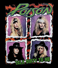 Wholesale Poison Concert T-shirts and Band Merchandise